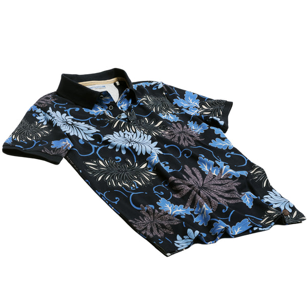 PIERRE CARDIN Denim Academy Modern Fit Trevor Sötétkék Galléros Virágm ...